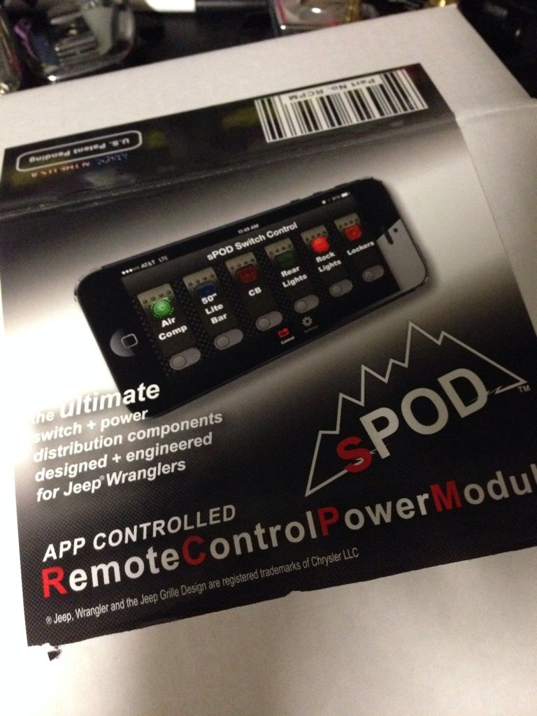 sPOD iPhone remote control module installed | FJ Cruiser Forum