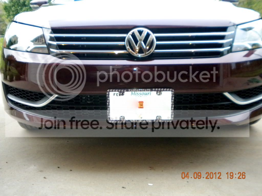Front License Plate Mount | VW Vortex - Volkswagen Forum